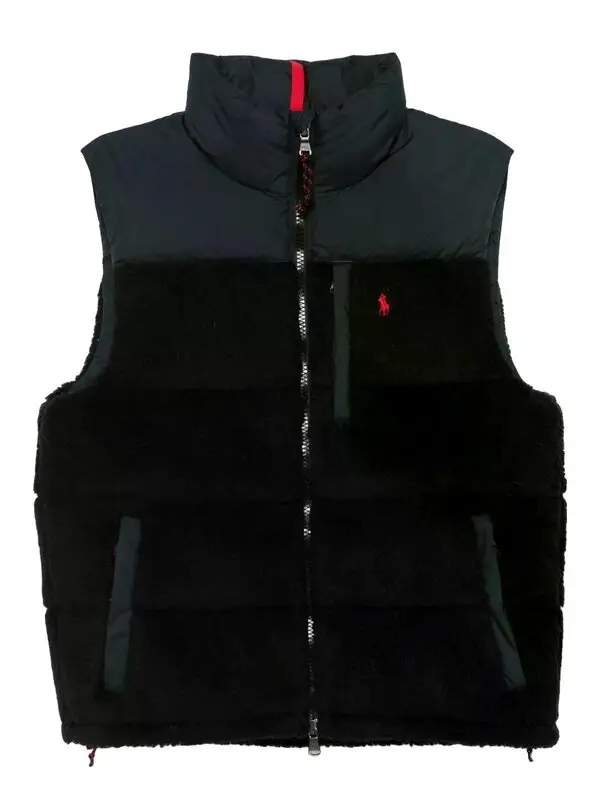 Polo Ralph Lauren Faux-shearling Gilet - Black