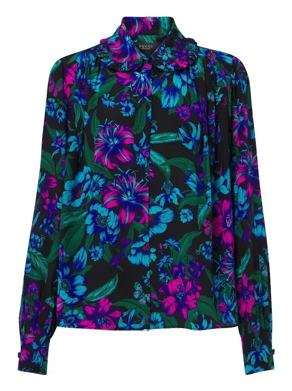 Gucci Flora Silk Shirt - Multicoloured