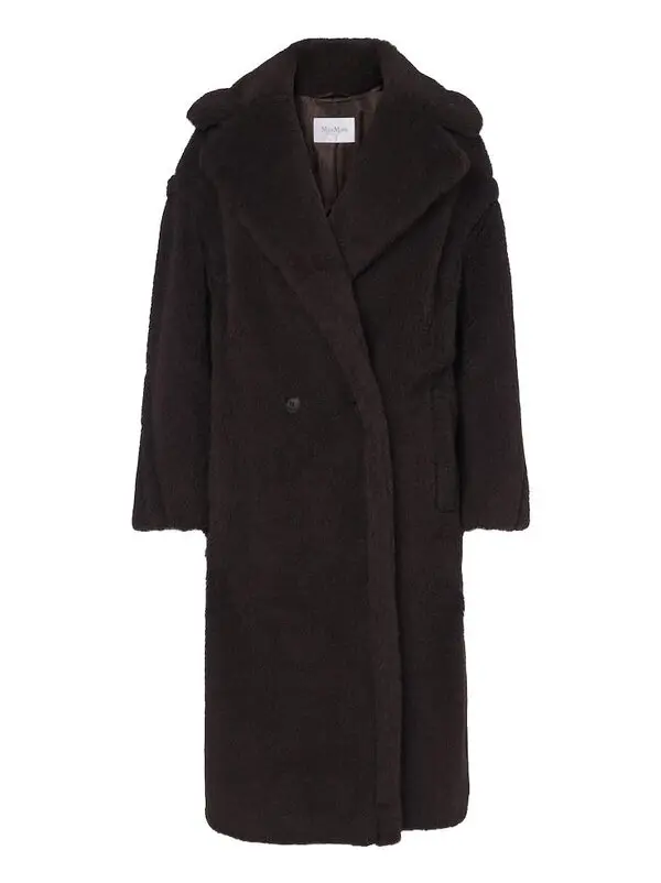 Max Mara Alpaca, Wool, And Silk Teddy Coat - Brown
