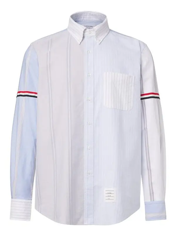 Thom Browne Striped Cotton Shirt - Multicoloured
