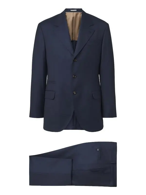 Brunello Cucinelli Virgin Wool Suit - Blue