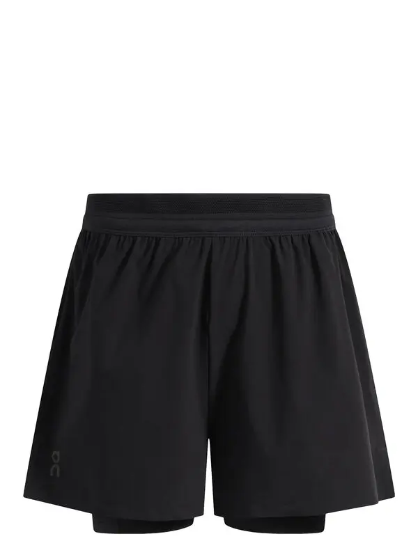 On 3" Performance 2/1 Shorts - Black