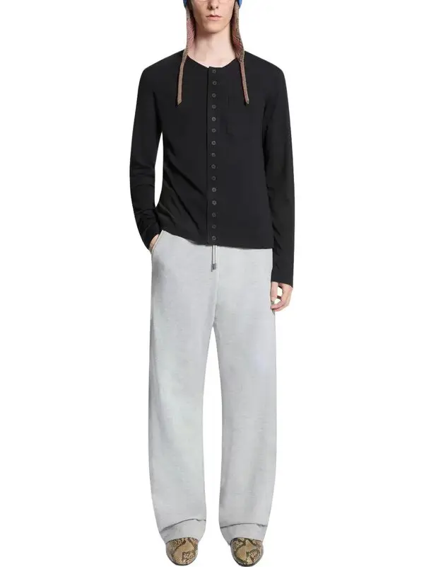 Dries Van Noten Cotton Sweatpants - Grey