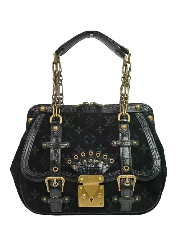 LOUIS VUITTON 2004 Mm Gracie Shoulder Bag - Black