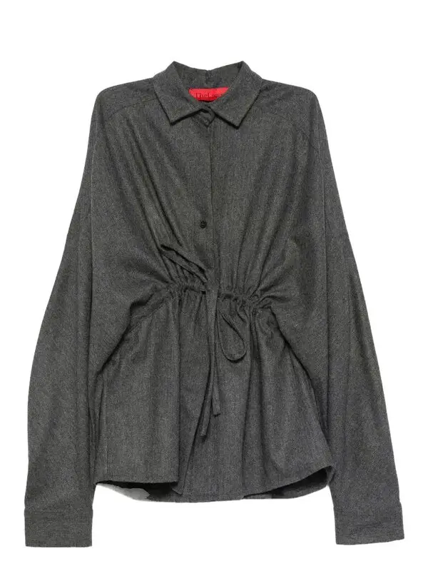 THELATEST E-dalida Drawstring Waist Shirt - Grey