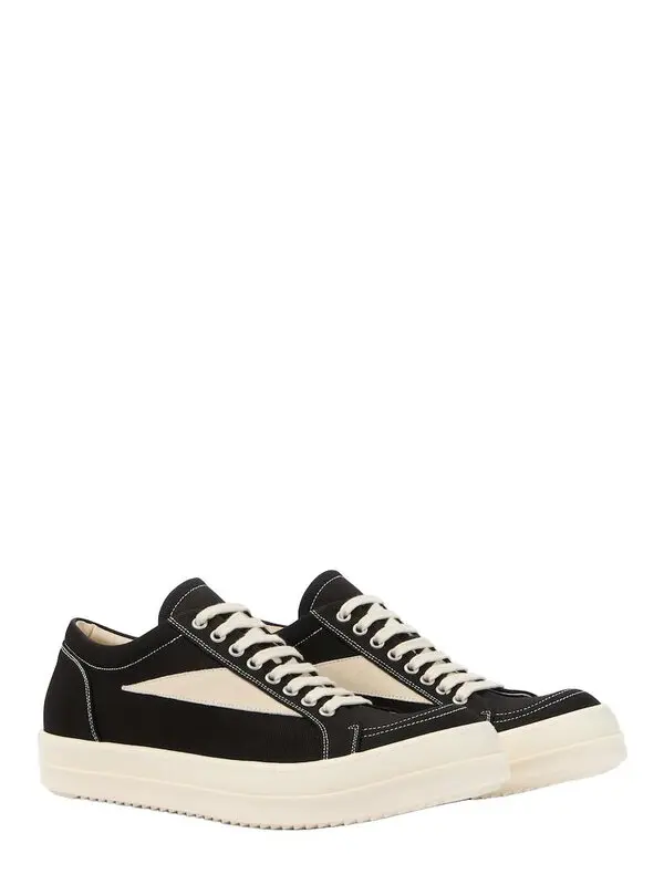 Rick Owens Vintage Denim Sneakers - Black