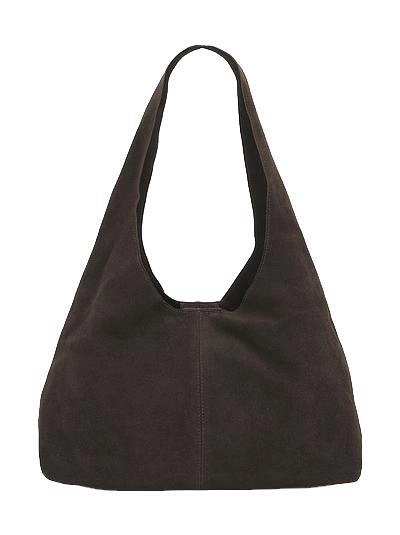 ST. AGNI Suede Soft Bag - Coffee