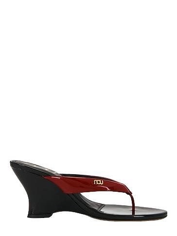 NOU Puff Wedge Sandal - Cola