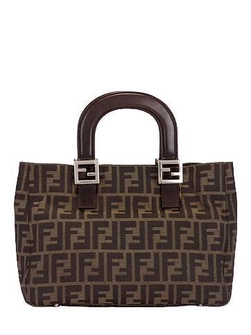 Fendi Zucca Tote Bag - Brown