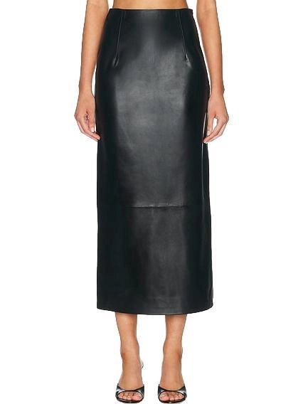 Loulou De Saison Inga High-waisted Maxi Skirt - Black