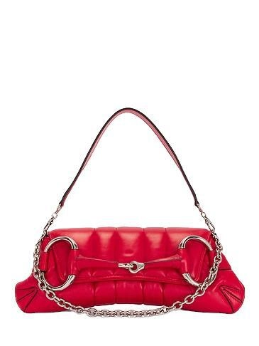 Gucci Horsebit Clutch - Red