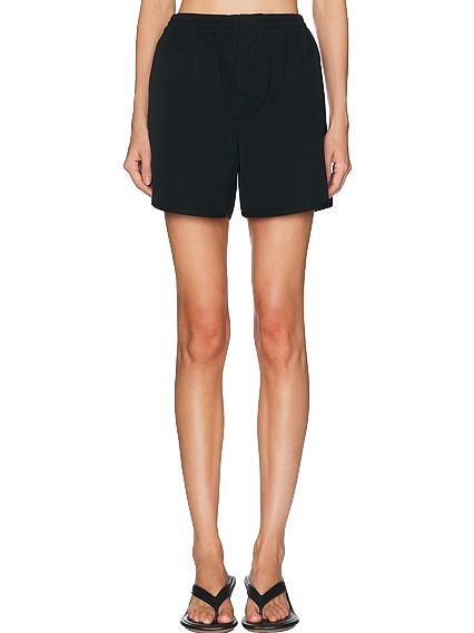 Bottega Veneta Twill Mini Short - Double Black