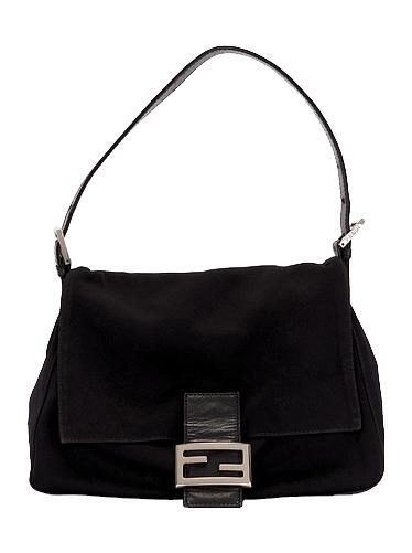 Fendi Mama Baguette Shoulder Bag - Black