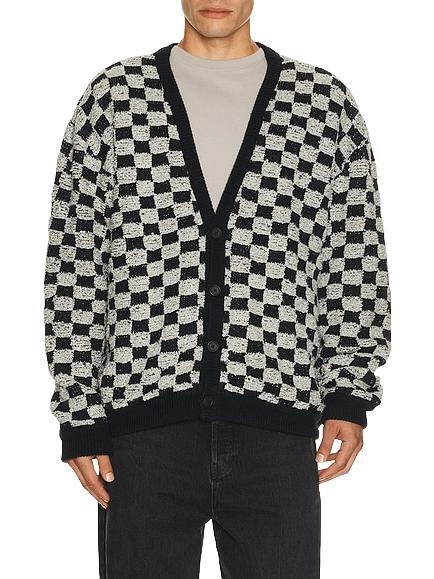 ISA BOULDER Common Cardigan - Checkered
