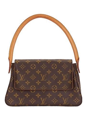 LOUIS VUITTON Monogram Mini Looping Shoulder Bag - Brown