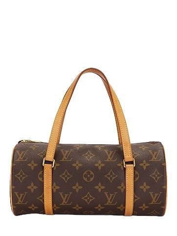 LOUIS VUITTON Monogram Papillon 26 Handbag - Brown