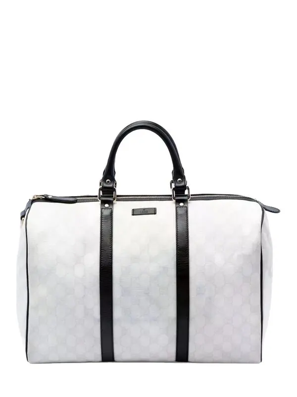 Gucci Gg Supreme Joy Boston Bag - White