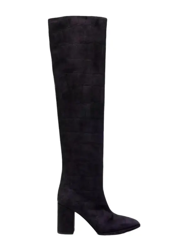 LE SILLA Round-toe Knee-high Boots - Blue