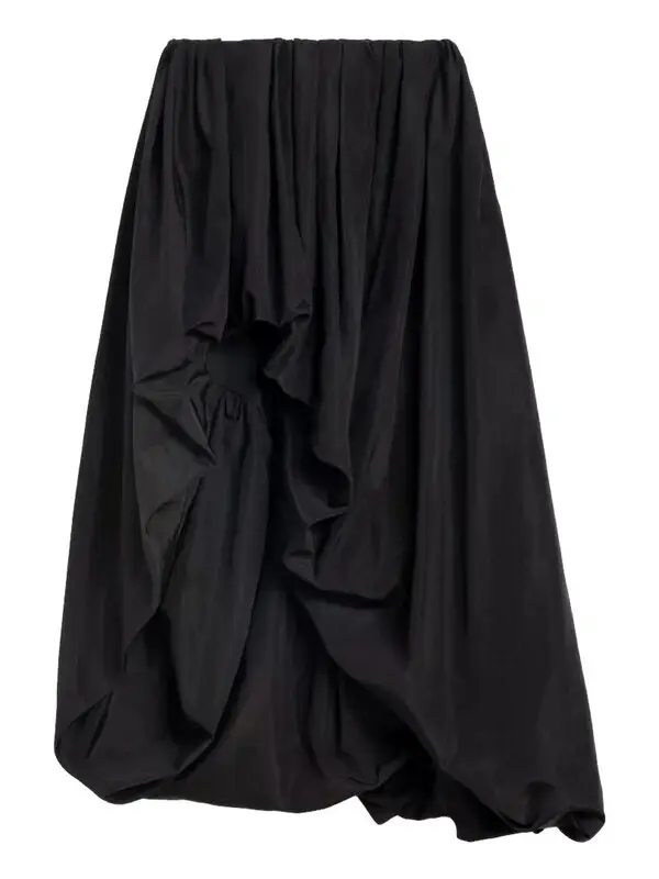 JIL SANDER Lightweight Taffeta Skirt - Black