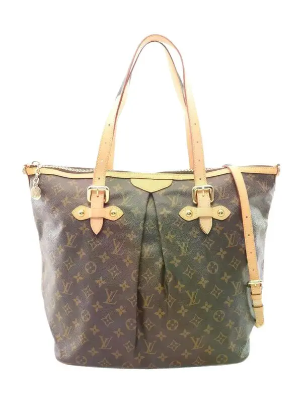LOUIS VUITTON Monogram Palermo Gm Tote Bag - Brown