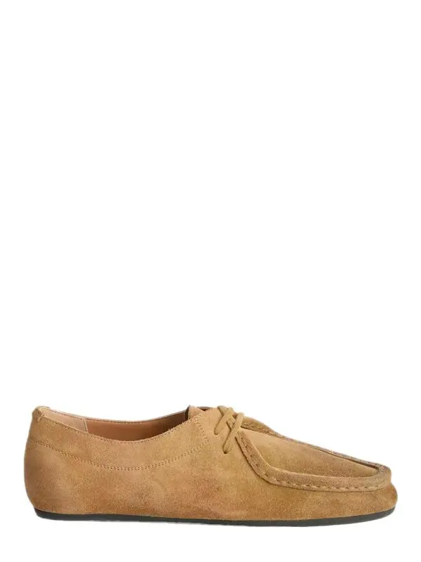 JIL SANDER Lace-up Suede Shoes - Neutrals