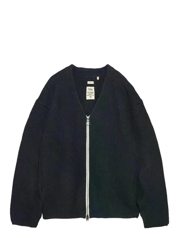 Nanamica 5g Zip-up Cardigan - Black