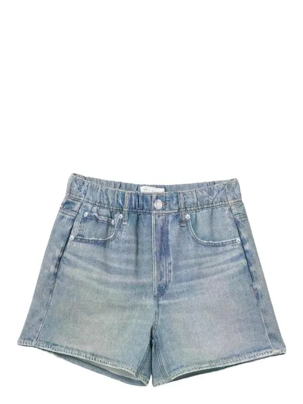 Rag & Bone Miramar Terry Walking Shorts - Blue