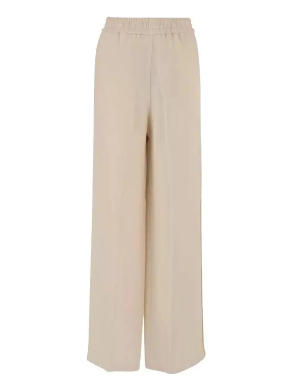 Valentino Garavani Wide-leg Drawstring Trousers - Neutrals