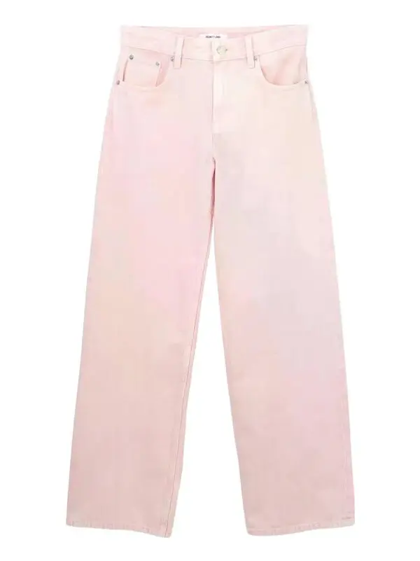 Helmut Lang Classic Five Pockets Wide-leg Jeans - Pink