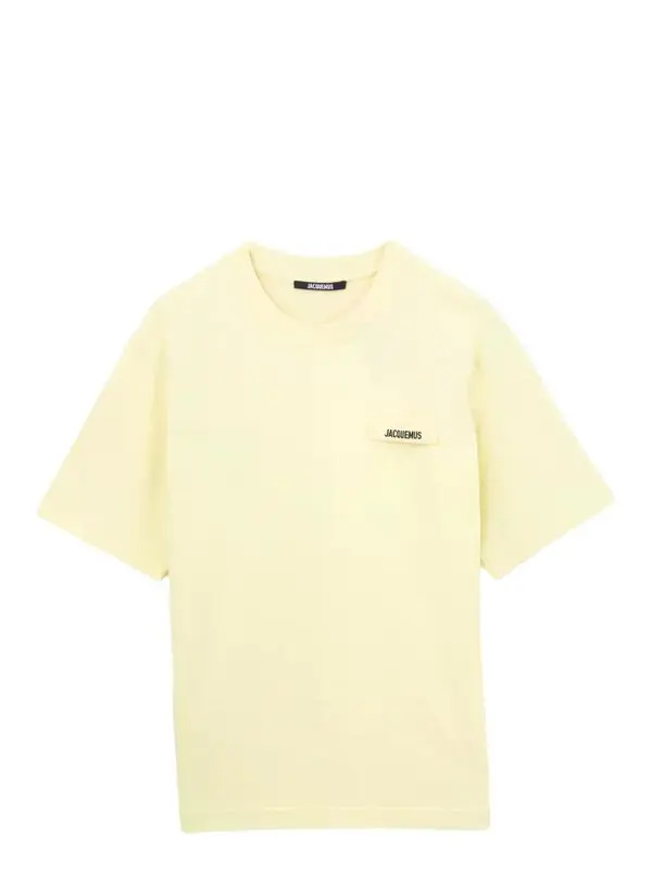 Jacquemus Logo-patch T-shirt - Yellow