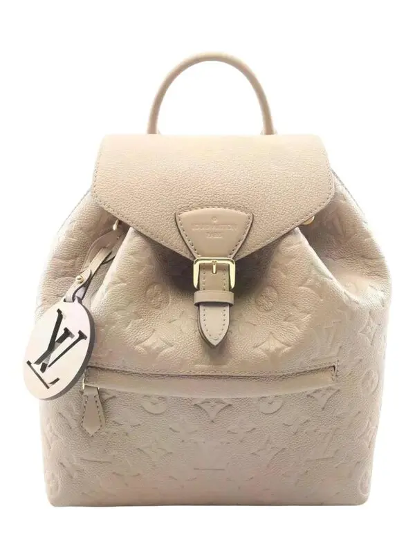 LOUIS VUITTON Monogram Empreinte Montsouris Pm Backpack - Neutrals