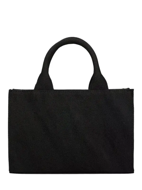 Moschino Logo Print Top-handle Bag - Black