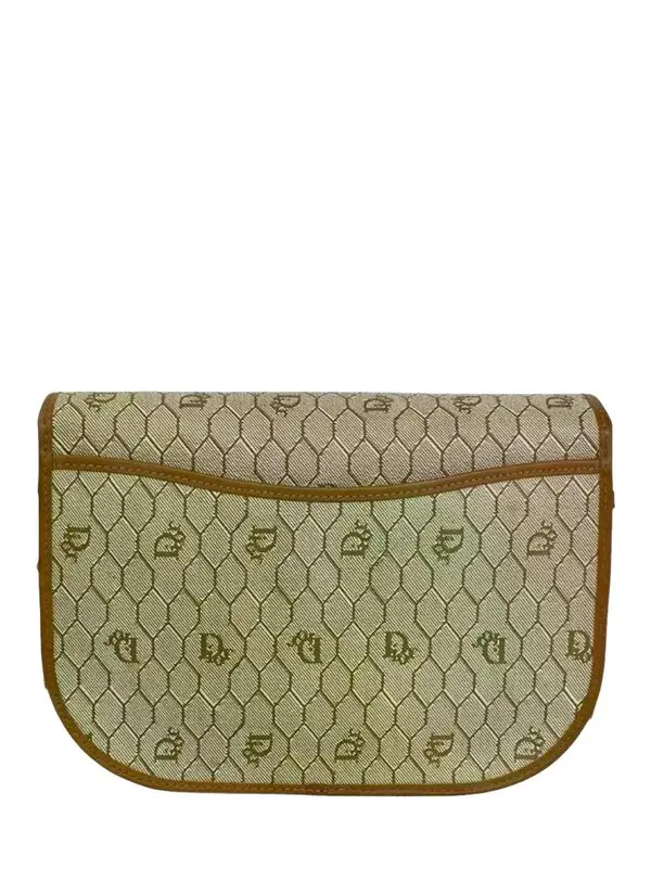 Dior Honeycomb Coated Canvas Crossbody Bag - Neutrals