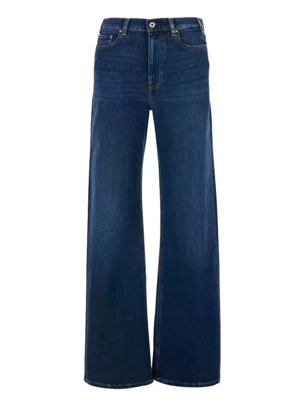 Ag Wide-leg Denim Jeans - Blue