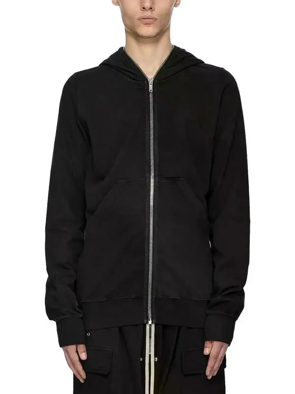 Rick Owens Zip-up Hoodie - Black
