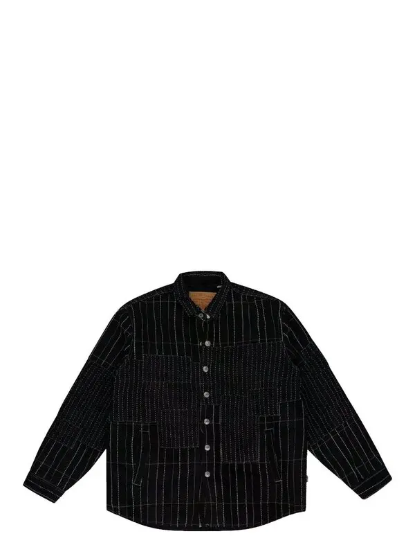 DENIM TEARS X Levi's Patchwork Denim Jacket - Black