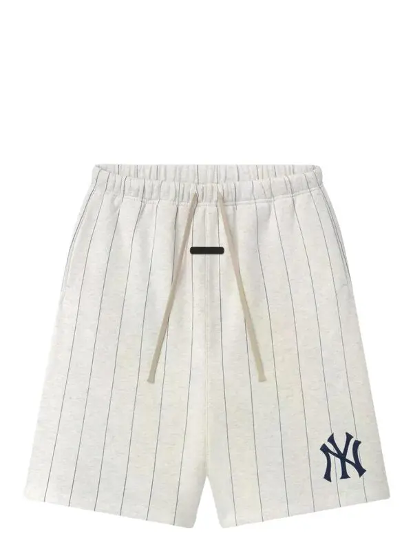 Fear Of God Yankees Pinstripe Sweatshorts - Neutrals