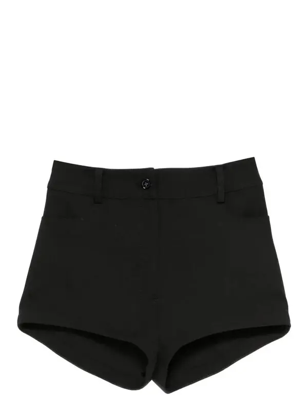 THE FRANKIE SHOP Belt-loops Shorts - Black