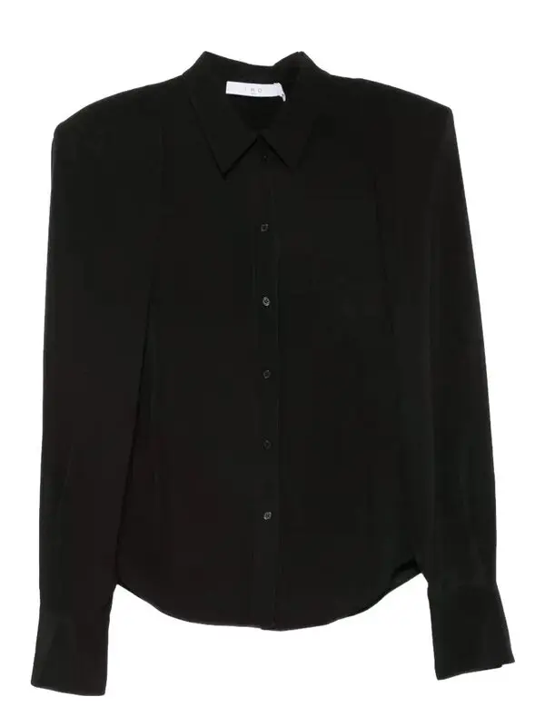 IRO PARIS Foxia Silk Shirt - Black