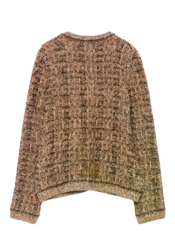 Bruno Manetti Bouclé-knit Patch-pocket Cardigan - Neutrals