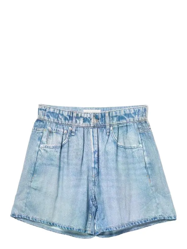 Rag & Bone Faded Effect Shorts - Blue