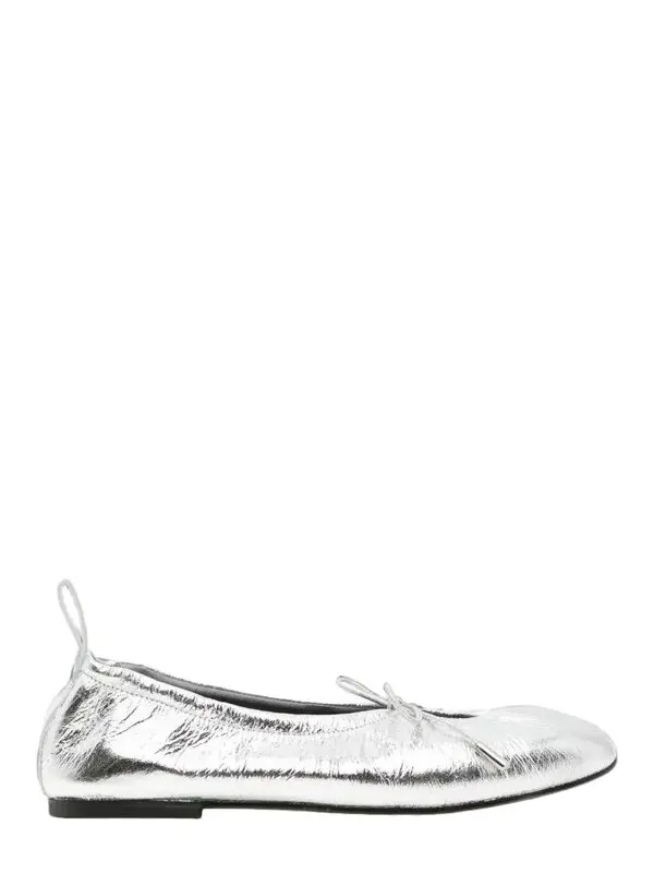 ALOHAS Rosalind Shimmer Ballet Flats - Silver