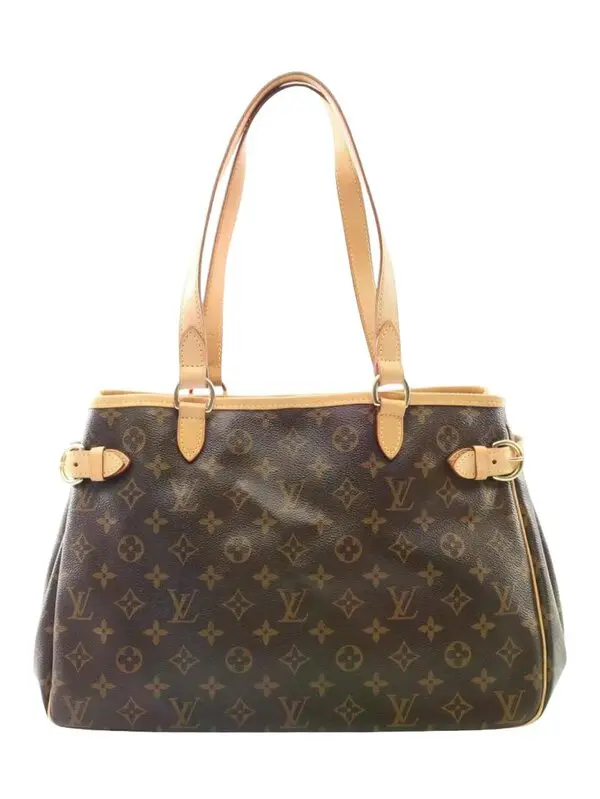 LOUIS VUITTON Monogram Batignolles Horizontal Tote Bag - Brown
