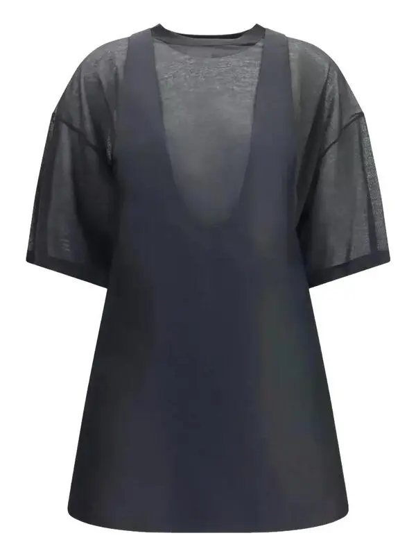 Balenciaga Hybrid T-shirt Dress - Black