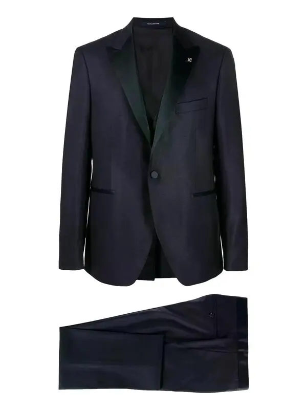 Tagliatore Three-piece Tailored Suit - Blue