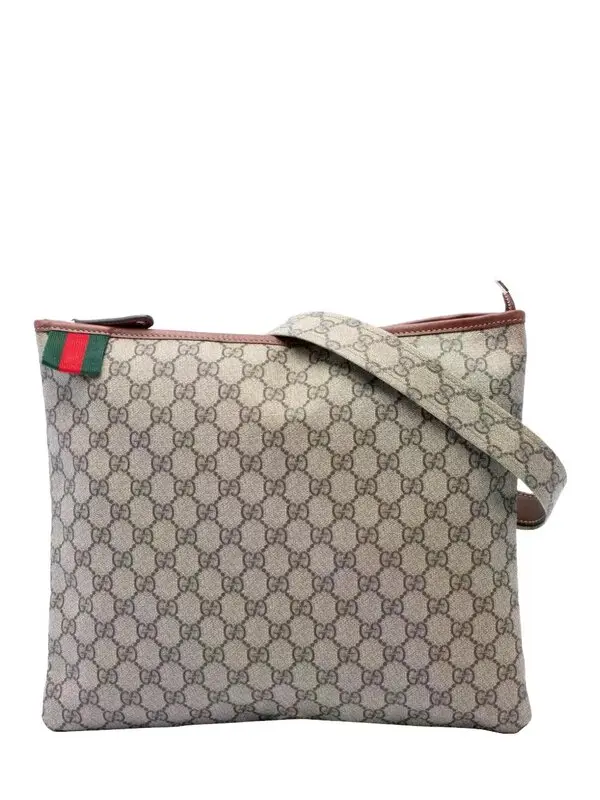 Gucci Gg Supreme Monogram Crossbody Bag - Neutrals