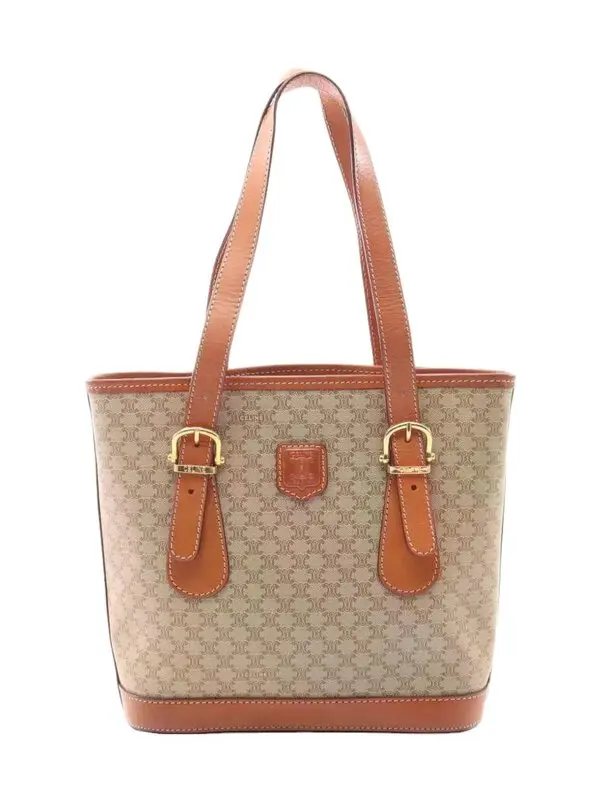 Celine Macadam Pattern Tote Bag - Neutrals