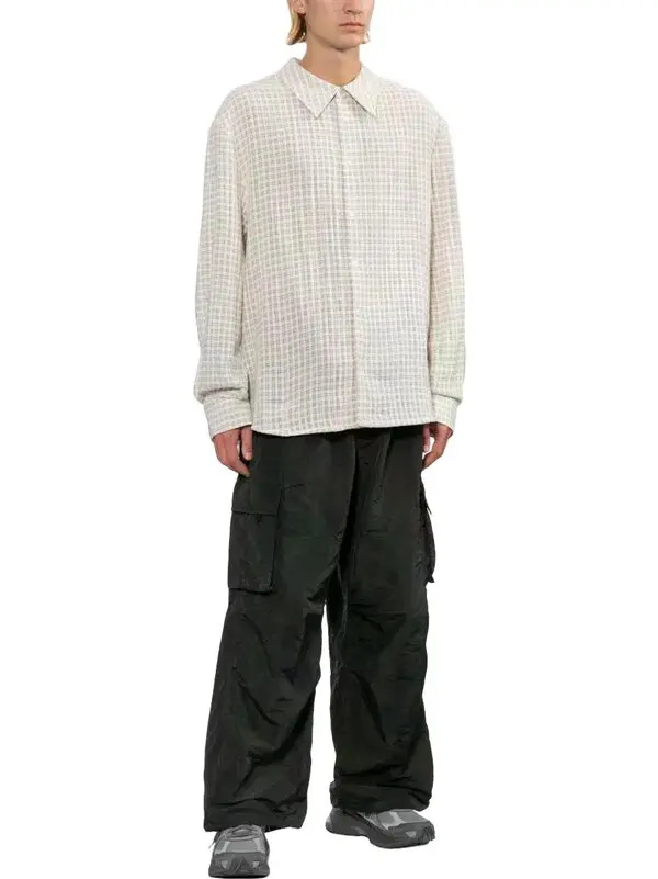 Comme Des Garçons Creased Cargo Pants - Blue