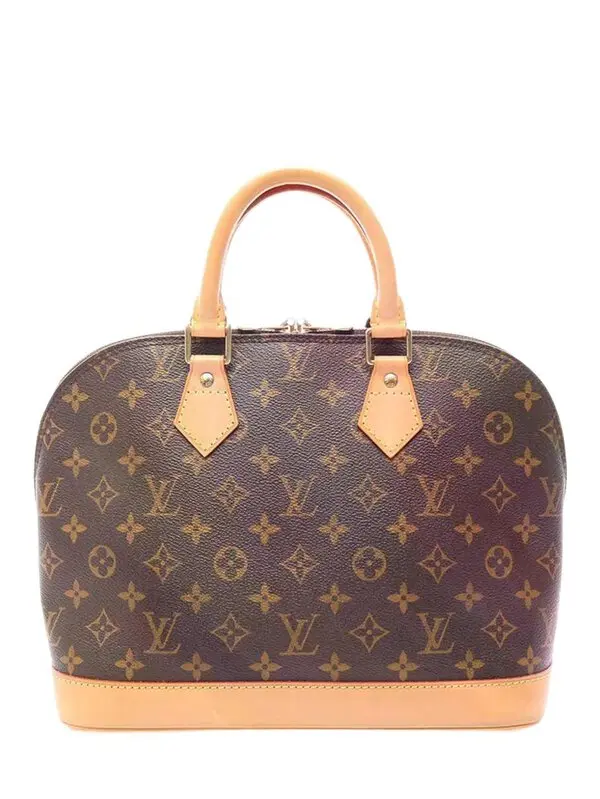LOUIS VUITTON 1997 Monogram Alma Pm Handbag - Brown