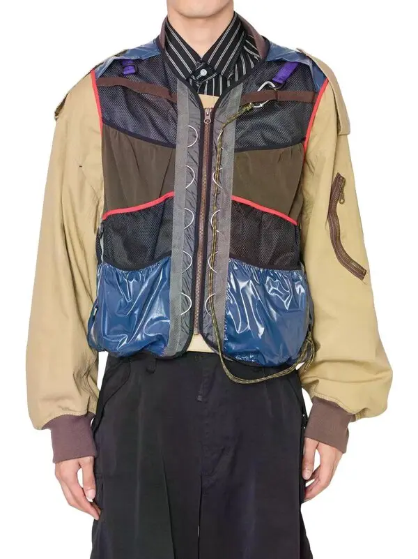 Kolor Zip-up Pocket Jacket - Neutrals